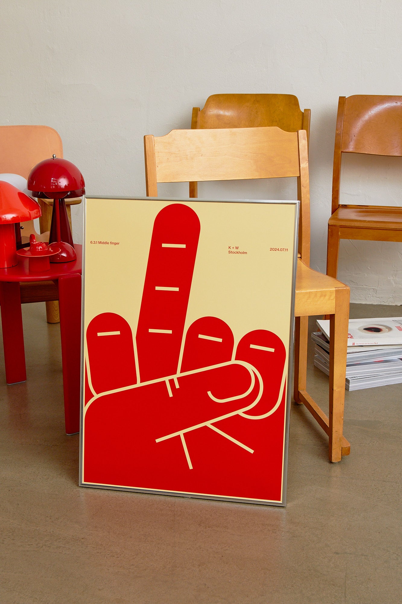 6.3.1 Middle finger | Graphic Art Prints | K–W
