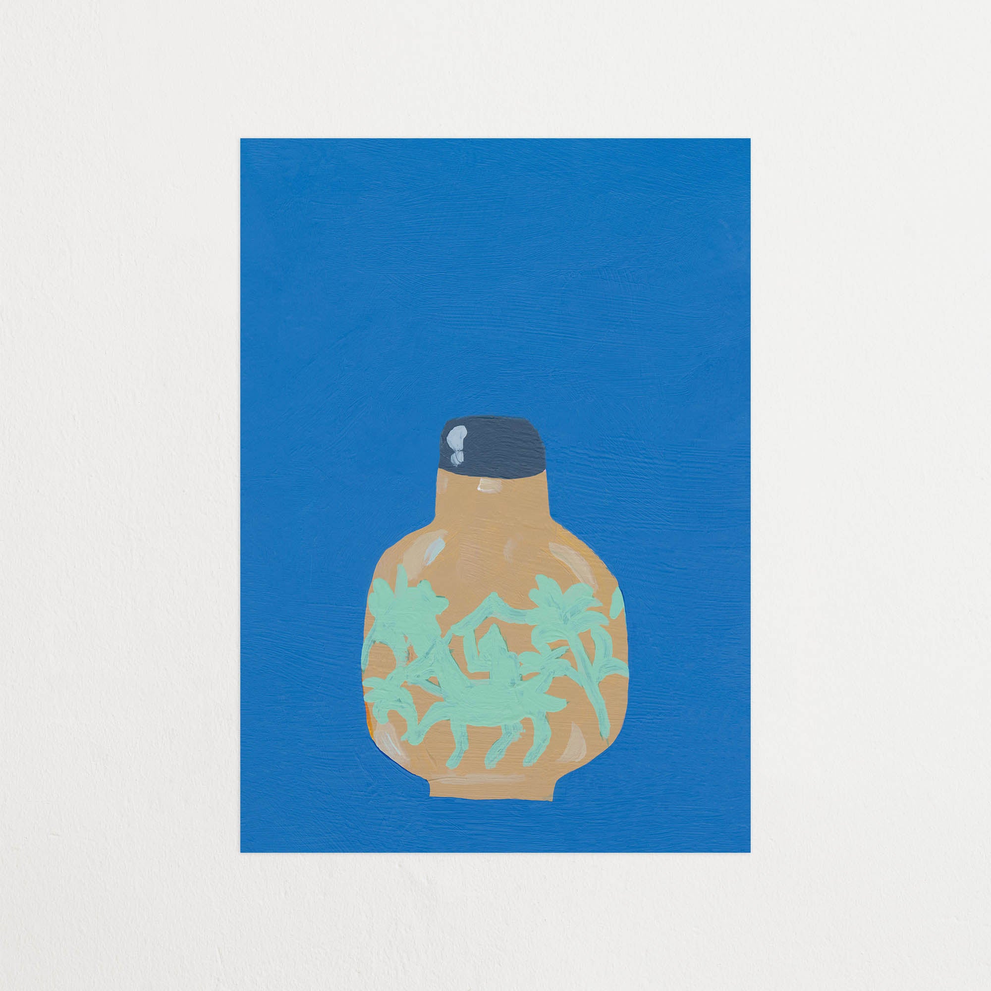 COLLECTIBLES 2 | Poster in blue | Amanda Åkerman