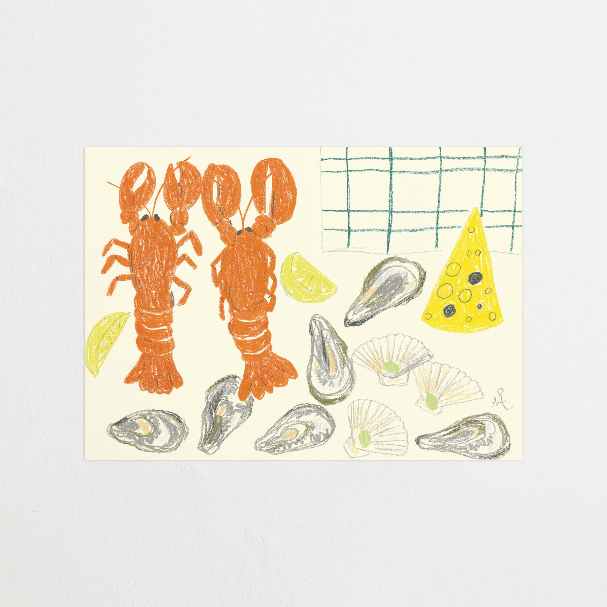 Feast | Poster Kräftor | Amanda Åkerman