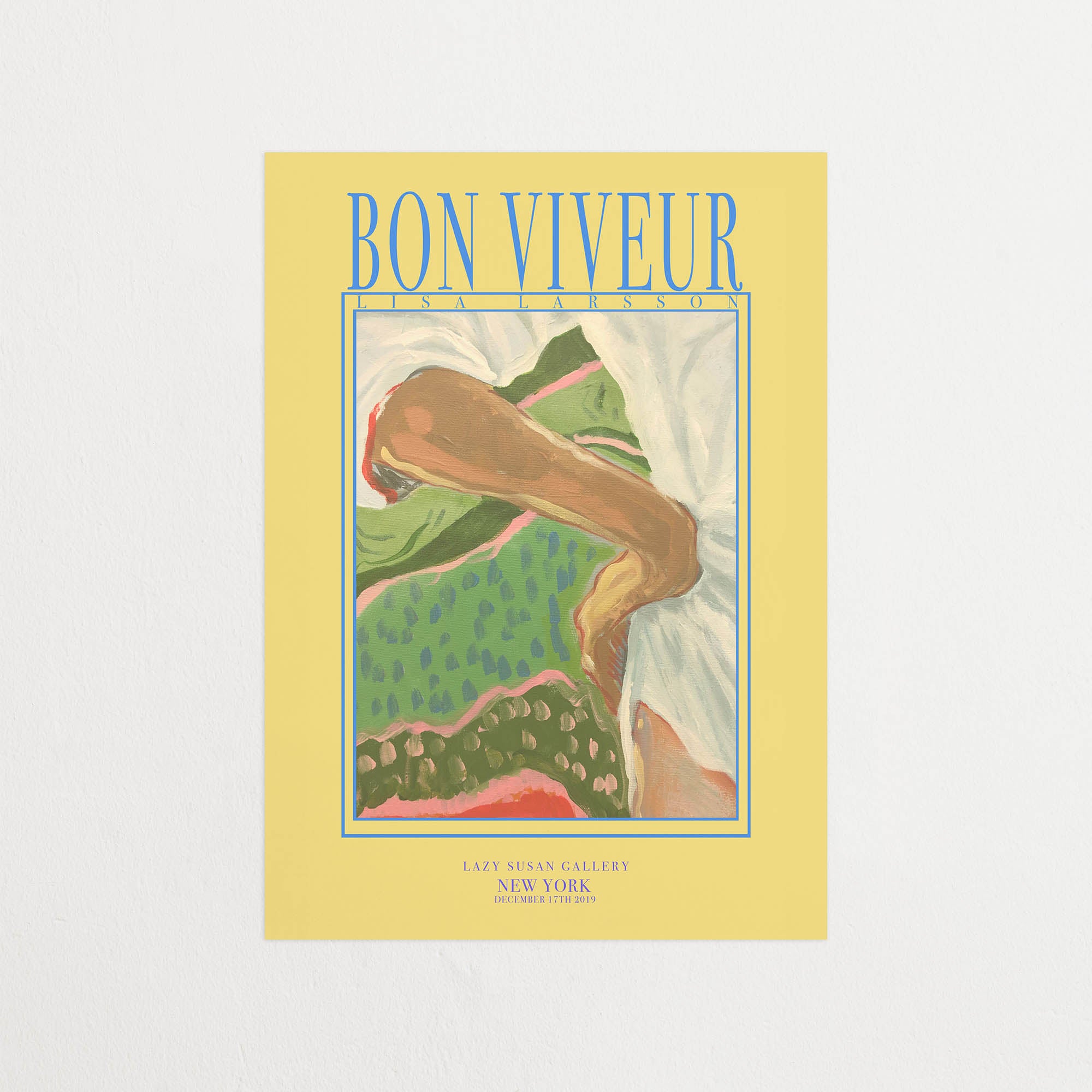 Bon Viveur I | Poster | Art Print with text elements by Lisa Larsson