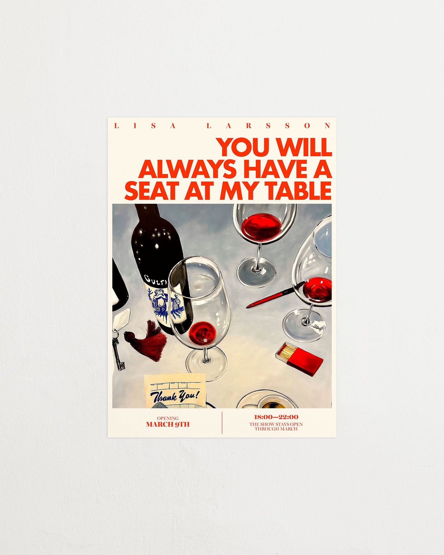 You will always have a seat at my table 1 | Lisa Larsson