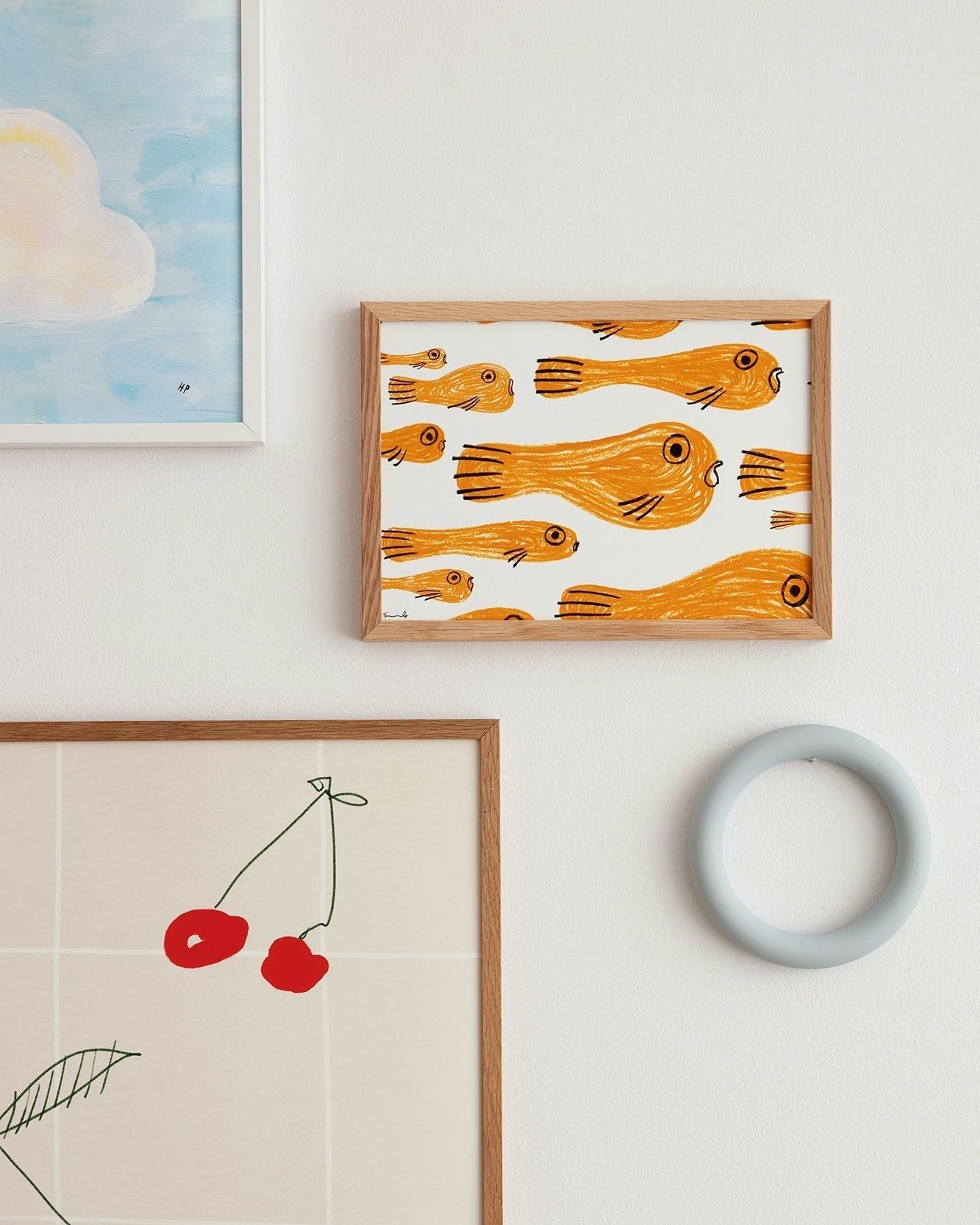 Fish family | Poster till barnrummet | Saulo