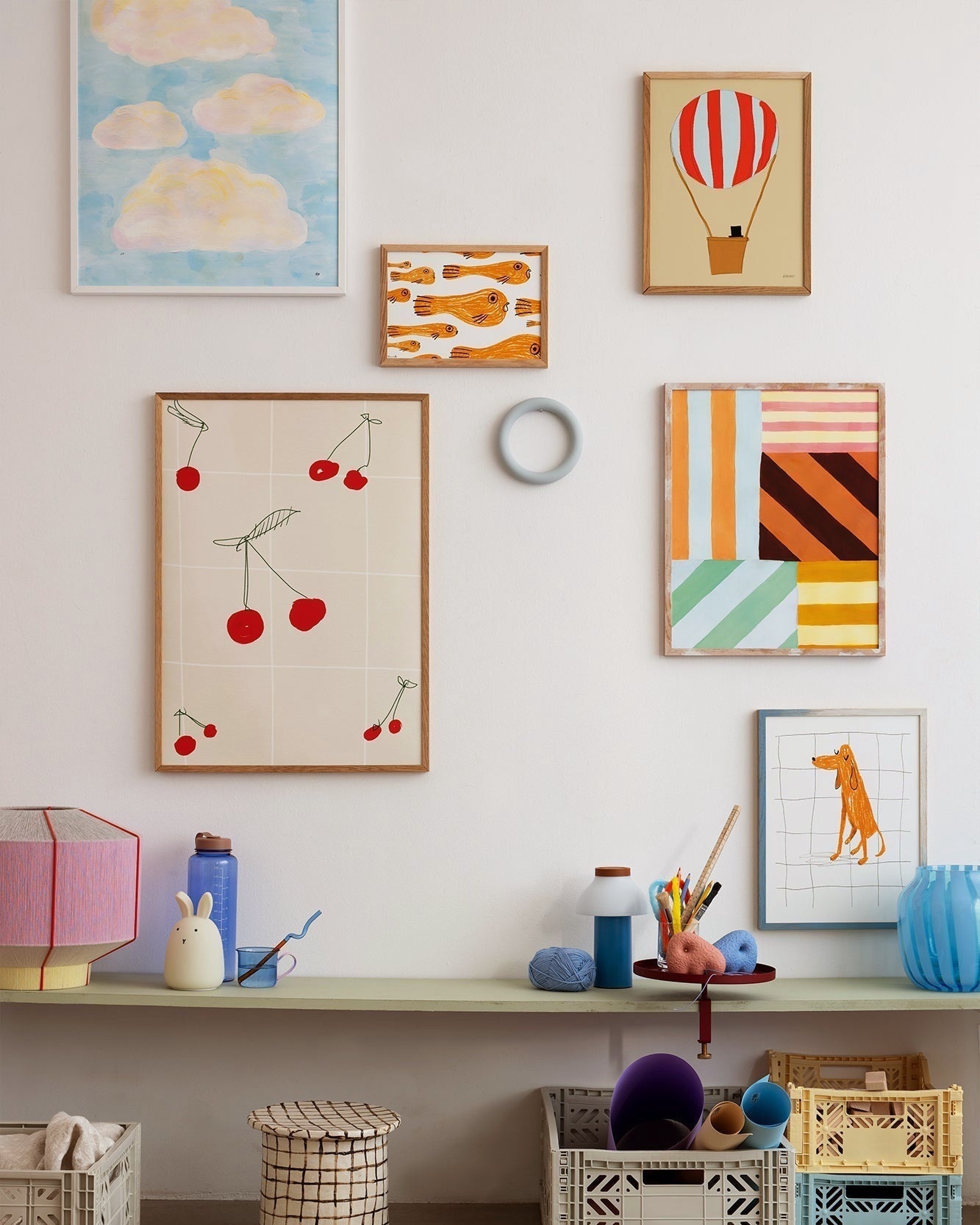 Fish family | Poster till barnrummet | Saulo