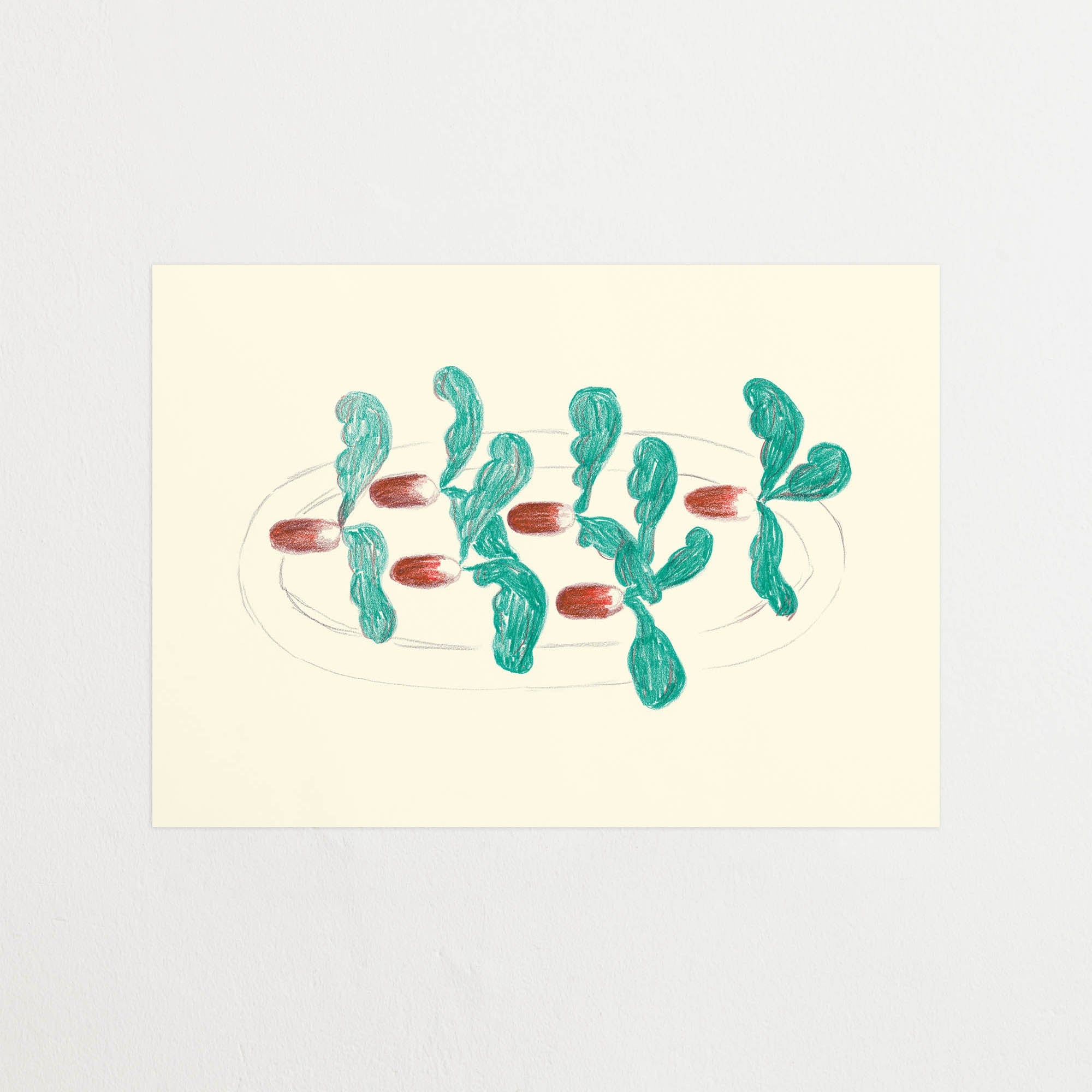 Radishes | Kitchen art | Amanda Åkerman